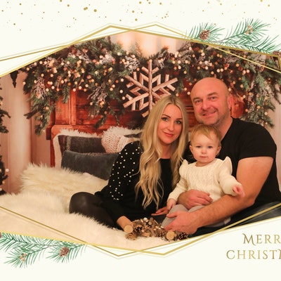 PHOTOSHOP Holiday Card Template Christmas Card Template - Etsy