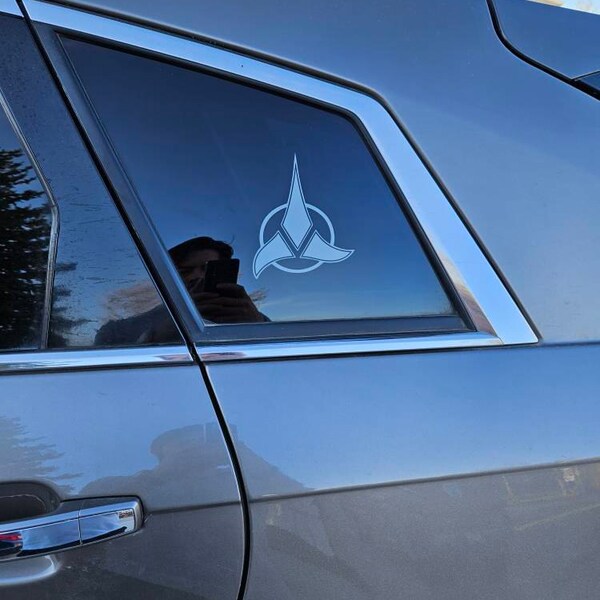 Klingon Empire Emblem Die Cut Vinyl Decal Sticker for Car Truck ...