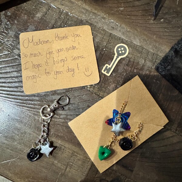Limited Edition Coraline Seeing Stone Necklace - Handmade Green Pendant ...