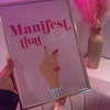 Manifest Hand Print Bedroom Print Self Love Nail Salon Decor ...