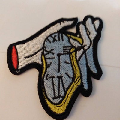 Iron on Patch the Melting Time, Blue Patch,embroidery Patch Sew on ...