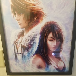 Squall and Rinoa Final Fantasy VIII Limited Edition Fine Art Print FF8 ...
