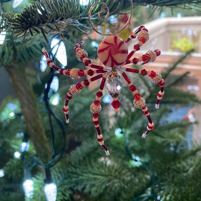 Pink Crystal Spider - Etsy