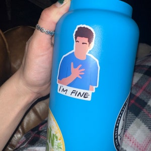 Ross I'm Fine Sticker Friends TV Show Ross Geller Ross - Etsy