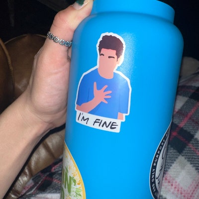 Ross I'm Fine Sticker Friends TV Show Ross Geller Ross - Etsy