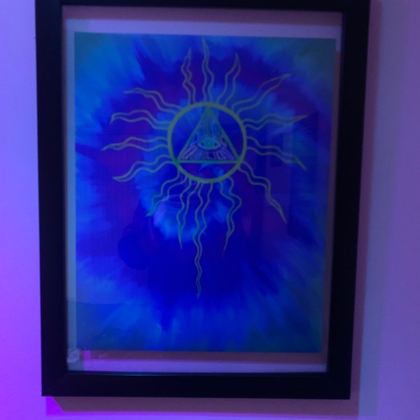 GLOSSY Psychic Snake Hands Art Print Gothic, Macabre, Psychedelic ...