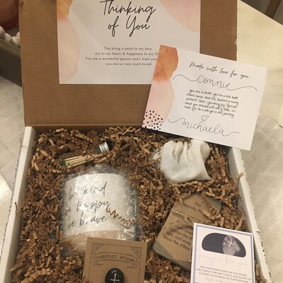 Thinking of You Care Package Care Package for Her Live Succulent Soy ...