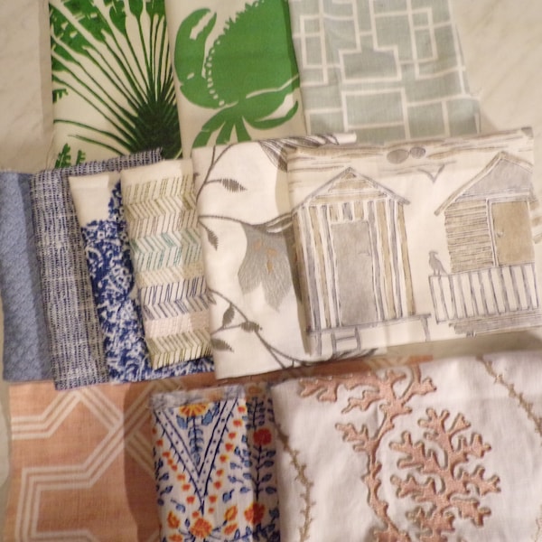 Designer Fabric Remnants/fabric Remnants/high-end Remnants - Etsy