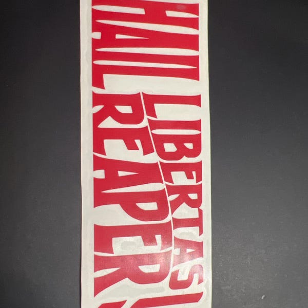 Hail Libertas! Hail Reaper! - Red Rising Inpired Vinyl Decal - Etsy