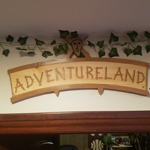 Adventureland Sign Walt Disneyworld Pirates of the Caribbean - Etsy