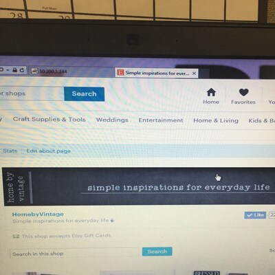 Custom Etsy Banner & Avatar Design Set Art Deco Glitter - Etsy