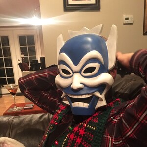 Prince Zuko's Blue Spirit Kabuki Mask Inspired by | Etsy
