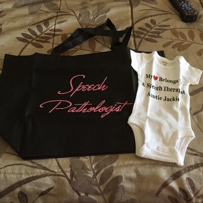 I Heart Speech Therapists Slp Baby Bodysuit - Etsy
