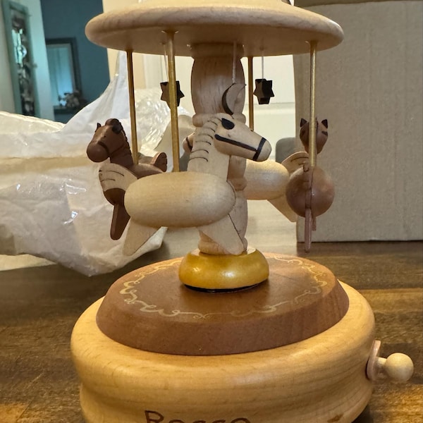 Ballet Girl Cake Birthday Music Box, Wooden Music Box, Custom Wooden ...