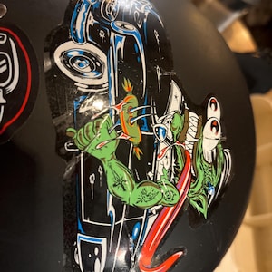 ART STICKER Coop Right Facing Devil Head Sticker Decal CP10 Classic ...