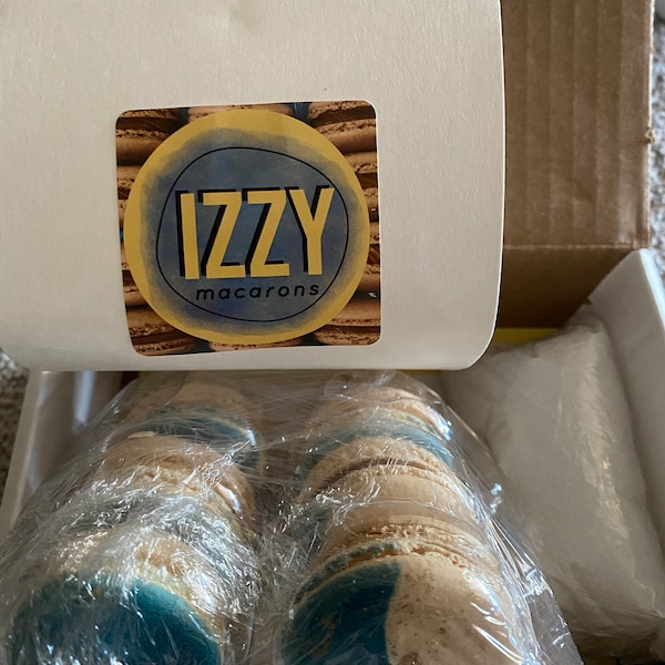 Moon Phases French Macarons - 6, 12 or 24 - Choose Flavors Macaroons ...
