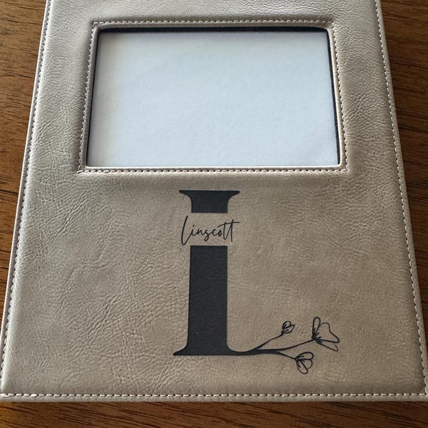 Company Logo Leather Padfolio, Custom Leather Portfolio, Personalized ...