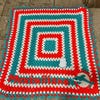 Handmade Crocheted Baby Blanket With Lion Design, 40x40'' or 32x32 ...