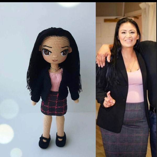 Amigurumi Doll, Custom Amigurumi Doll, Personalized Amigurumi, Soft ...