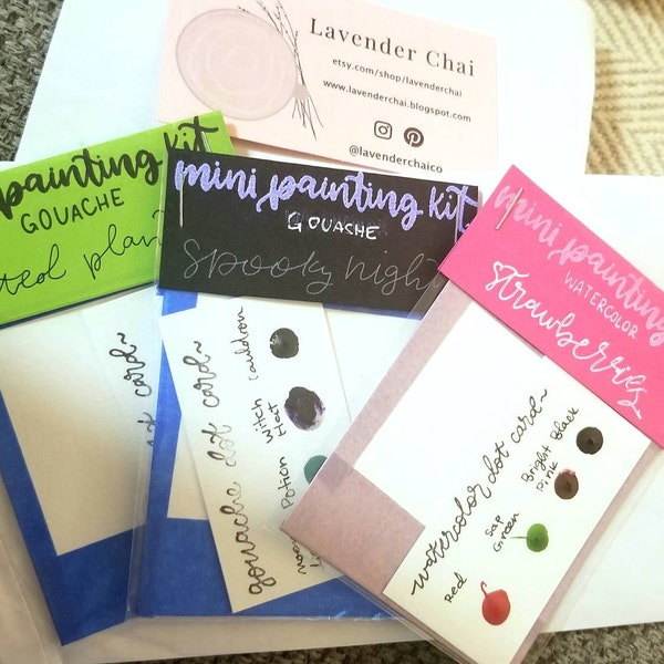 Mini Painting Kit- Downtown Weather - Etsy