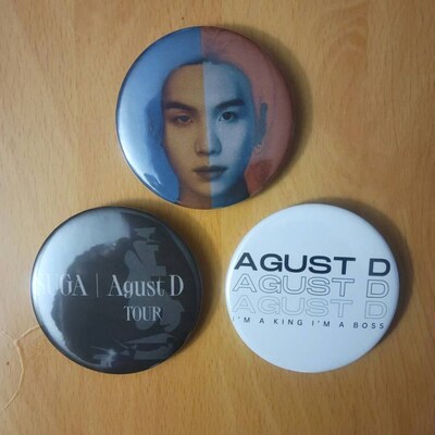 Agust D Acrylic Keychain / Sticker Pack - Etsy