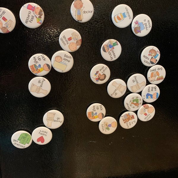 Kids Magnet Daily Routine, Chore Board, Task Chart - Personalized ...