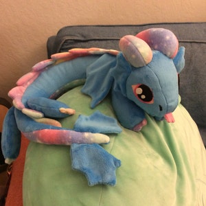 Neck Dragon Plush Sewing Pattern .pdf Tutorial Posable - Etsy