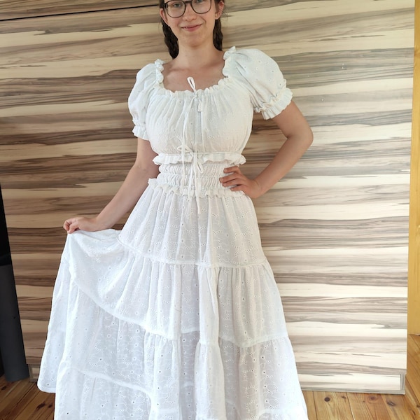 Elastic Waist Milkmaid Dress - Daisy Frock PDF Sewing Pattern - Etsy