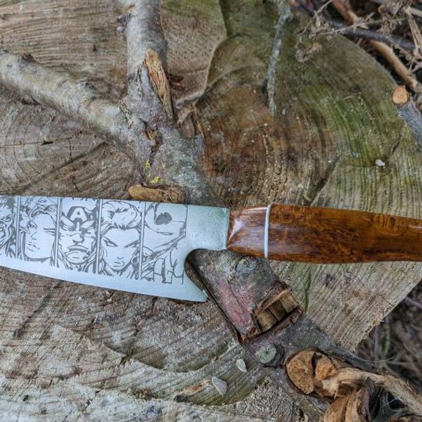 Amber Color. Stabilized Karelian Curly Birch Wood. - Etsy