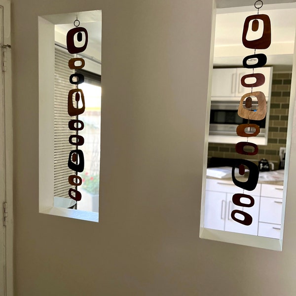 Mid Century Modern Magnets, Retro Magnets, Wood Magnets, Geometric ...