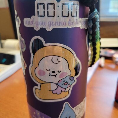 BTS LY E Flower White Opal Holographic Decal BTS Stickerbtss - Etsy