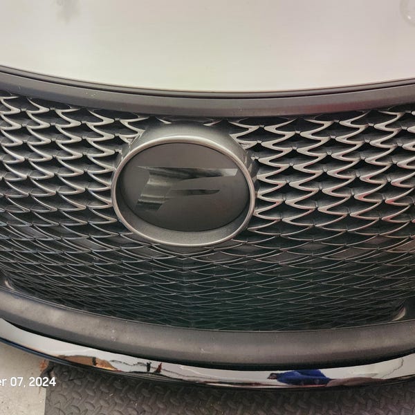 Lexus Emblem Front Vinyl Overlay F-sport 2014 IS350, IS250, IS200T ...