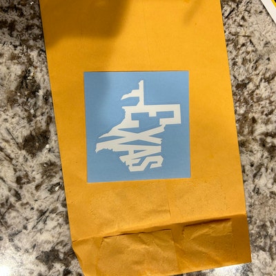 Texas State Outline Vinyl Decal - Etsy