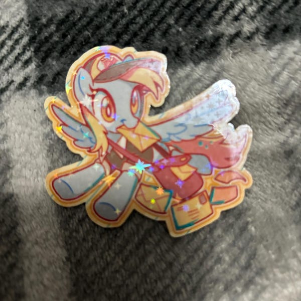 Mail Pony Vinyl Sticker - Etsy