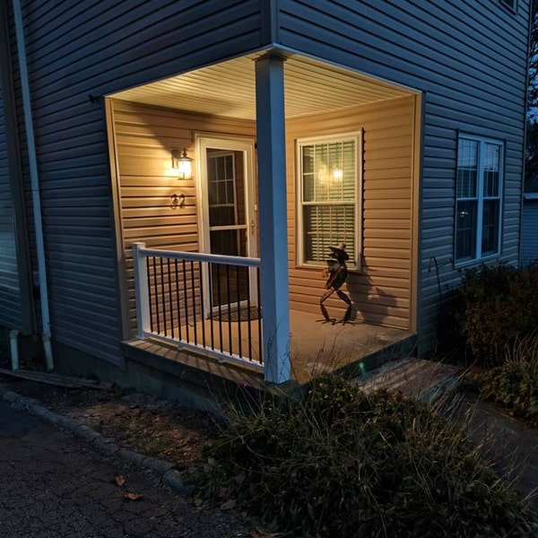 NO DRILLING REQUIRED 4.5" Vinyl Siding House Numbers and Letters Black ...