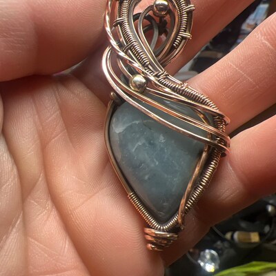 Human Realistic Eye Pendant Awakening Human Eye Jewelry Dual Blue Color ...