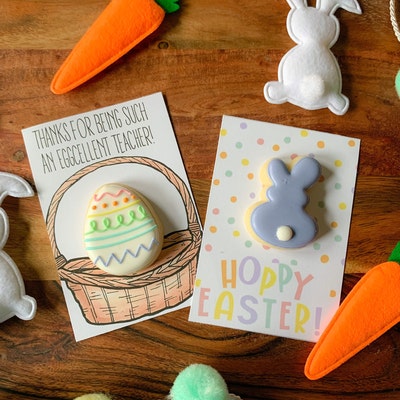 Party Hat Cookie Card Printable, 3.5x5, Smiley Face Birthday Cookies ...