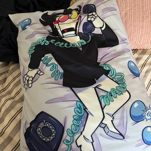 Spamton Deltarune Pillow Case Dakimakura 2-way Tricot 20x28 - Etsy