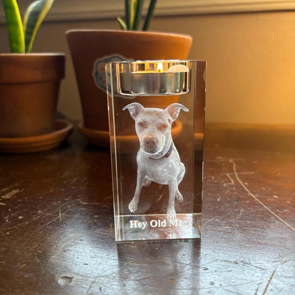 3D Crystal Photo, Custom 3D Crystal Photo Cube, Custom Photo Gift ...