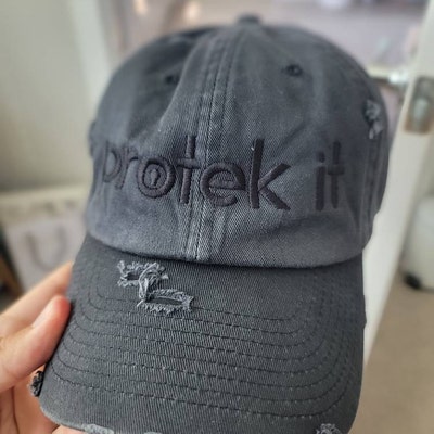 Custom Hat DISTRESSED Baseball Cap OR Ponytail Hat Custom Embroidered ...