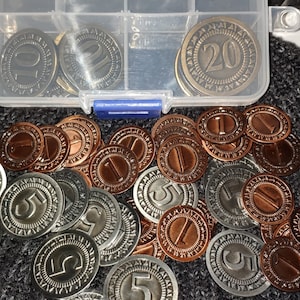 Generic Metal Coins for Board Games 50 Pcs - Etsy