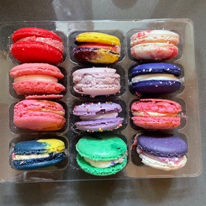 Blue Curacao Vegan Macarons Available in 4 & 12 Pack - Etsy