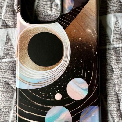Blue Terracotta Modern Collage Phone Case for iPhone 15 14 13 12 Mini ...