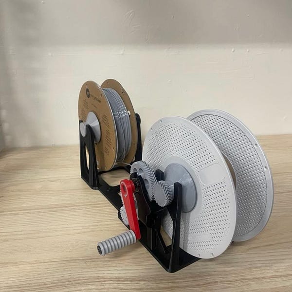 Bambu Lab 3D Printing Filament Spool Switcher / Winder / Respooler ...