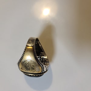 Seal of Solomon Islamic Handmade Jewelry 925 Sterling Silver Mens Ring ...