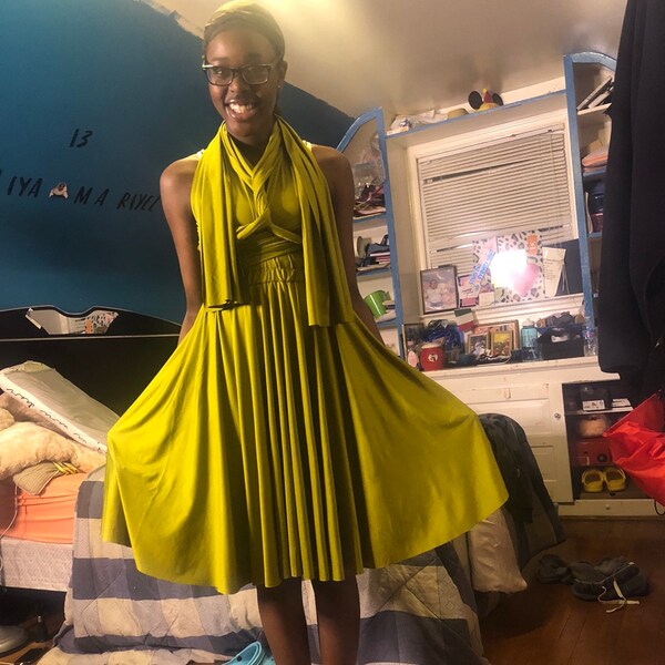 Maroon Burgundy Custom Handmade Infinity Wrapping Convertible ...