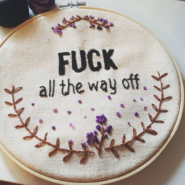 PDF Pattern | Manifest Dope Shit |embroidery Design for 8” Hoop ...