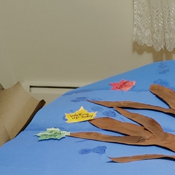 Thankful Tree Leaf Shaped Sticky Notes - Red - Etsy