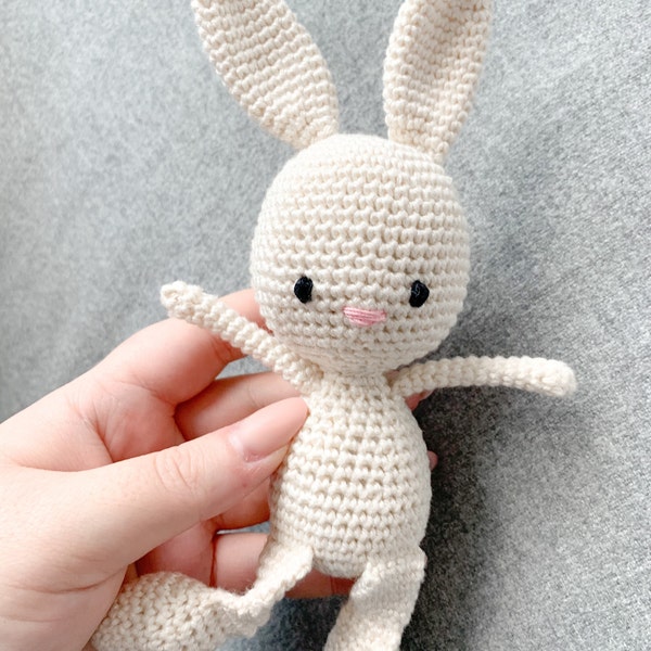 Cuddly Toy Rabbit, Rabbit Toy, Soft Toy Rabbit Crocheted in Different ...