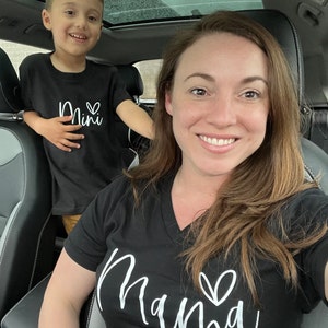 Mama Mini Matching Set, Baby Shower Gift, Mother Daughter Shirts ...